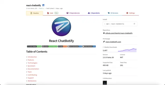 React ChatBotify React ChatBotify